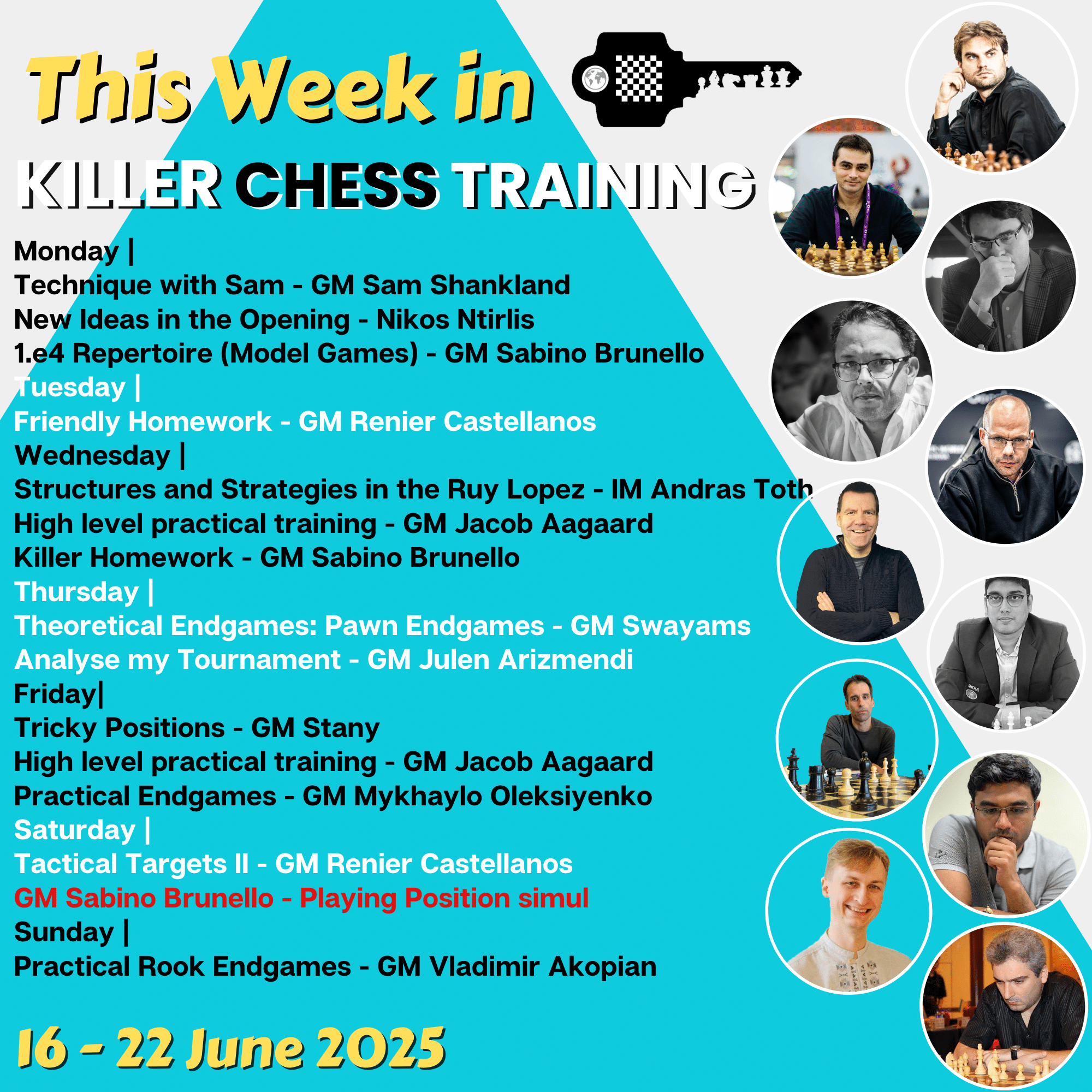 Summer Training Plans - Killer Chess Training