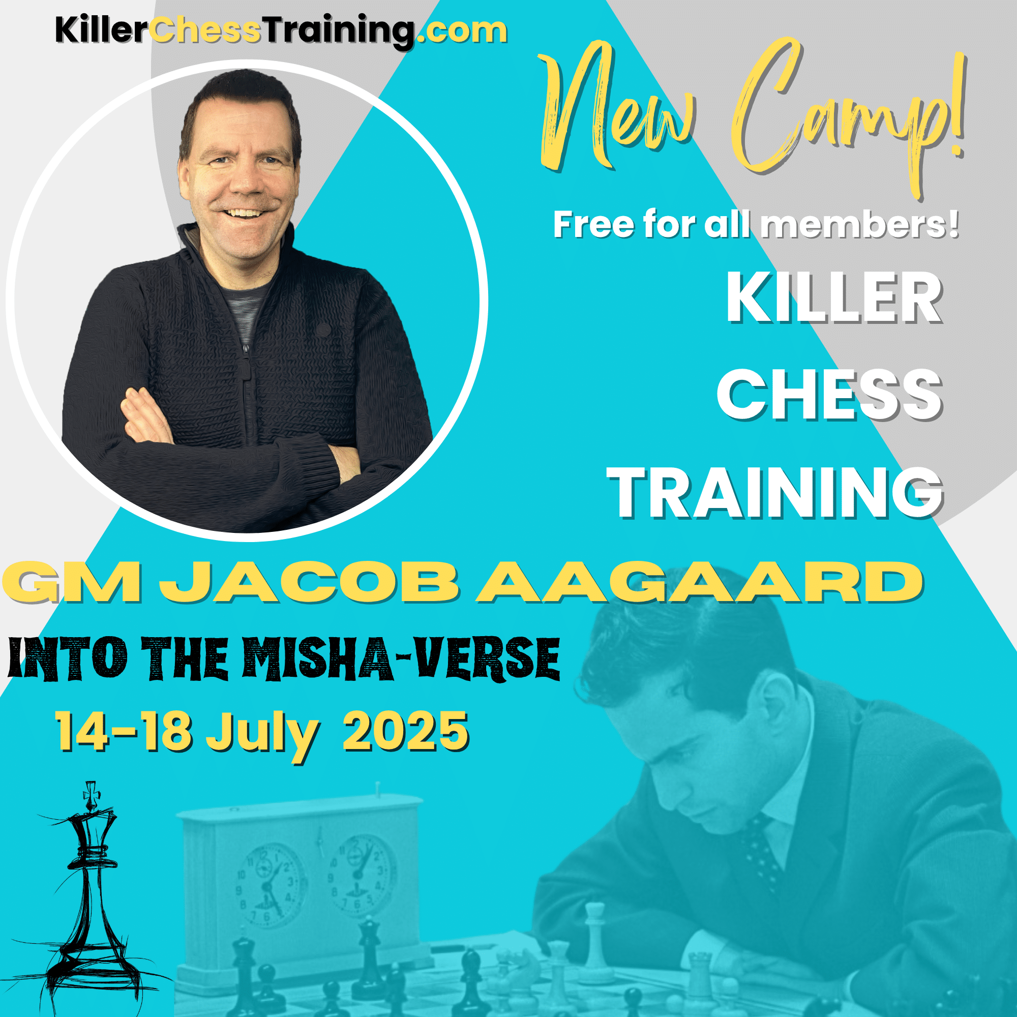 Summer Homework Club and free camp with GM Jacob Aagaard! - Killer Chess Training